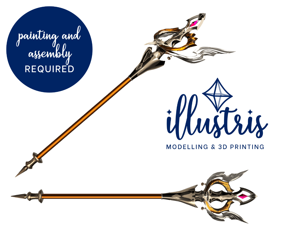ALA MIGHAN/Sandteak Cane 3D Printed Kit [Final Fantasy XIV] – Illustris ...