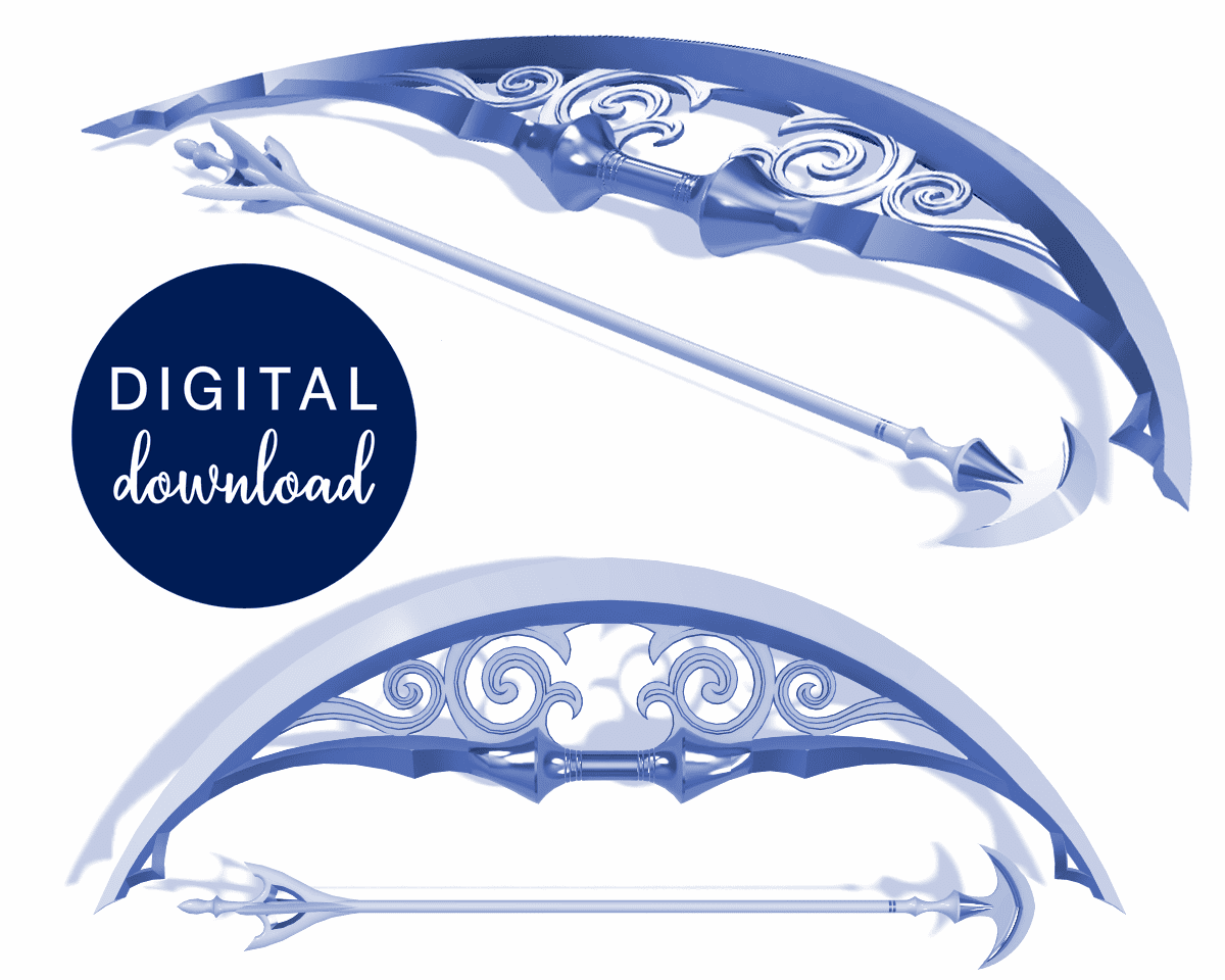 LINK Bow of Light STL FILES [Legend of Zelda: Breath – Illustris Models