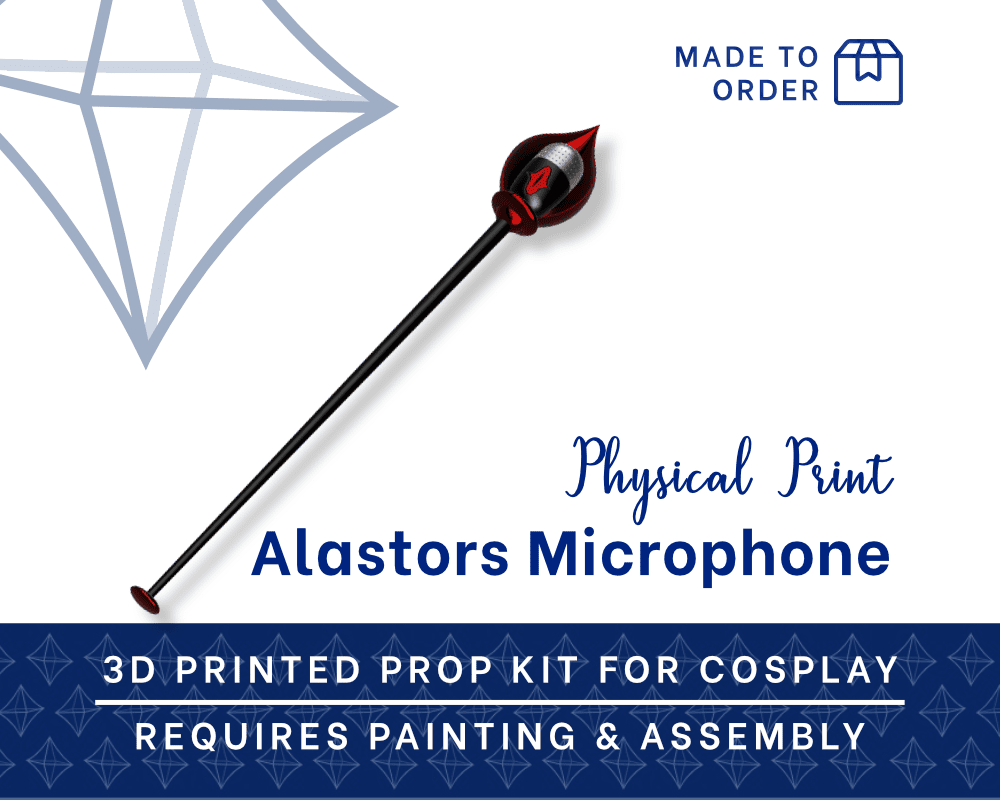 ALASTOR Microphone 3D Printed Kit [Hasbin Hotel] – Illustris Models