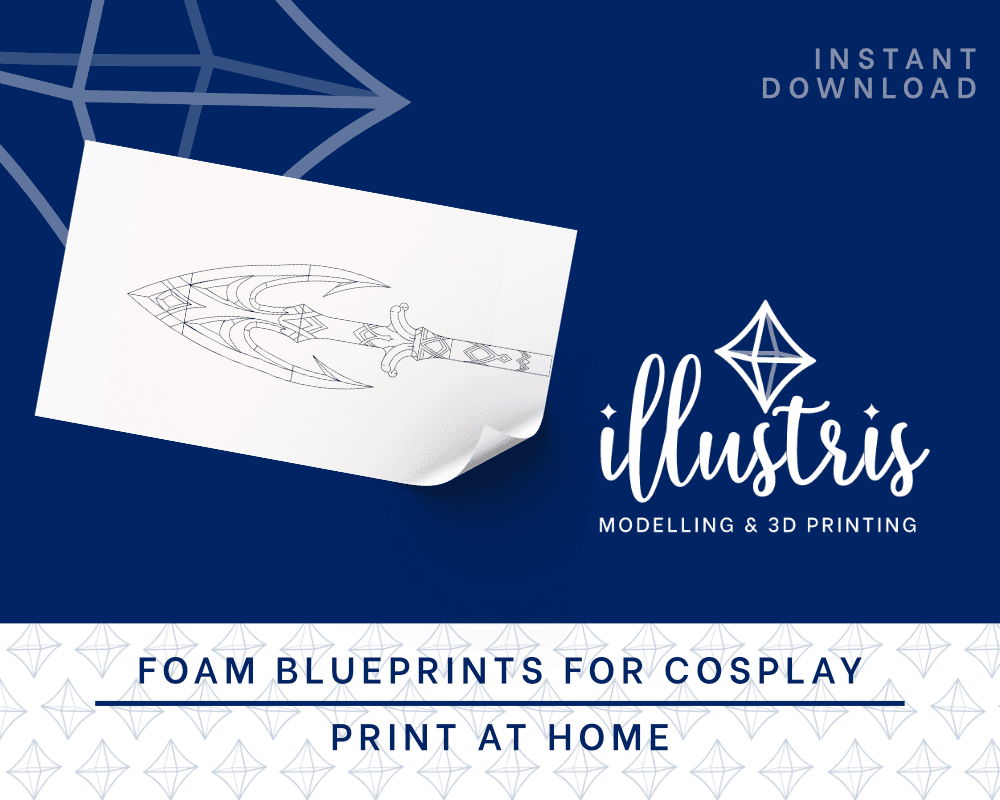 LINK Master Sword BLUEPRINT [The Legend of Zelda] - Illustris Models
