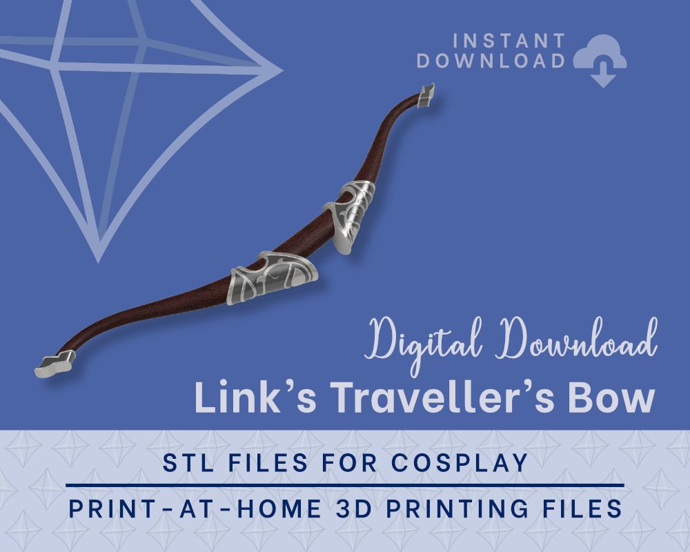 LINK Traveler's Bow STL FILES [Legend of Zelda: Breath – Illustris Models