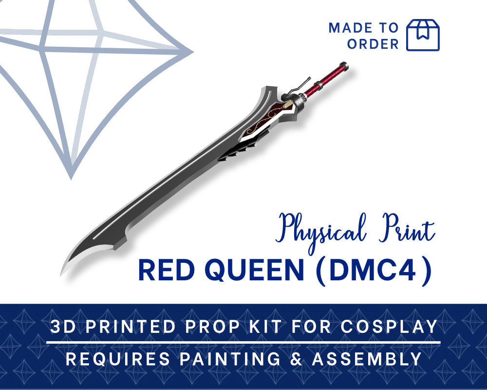 DANTE Red Queen 3D PRINTED KIT [DMC4] Cosplay Prop | Prop Kit | Full S ...