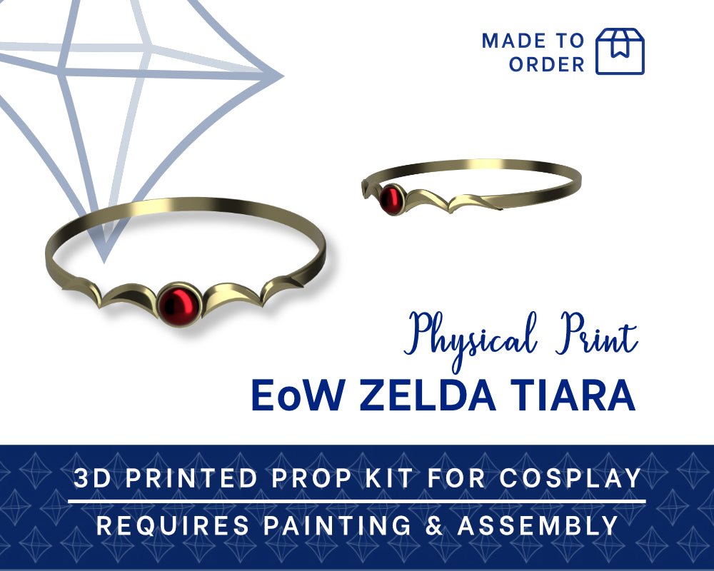 ZELDA Tiara 3D PRINTED KIT [The Legend of Zelda: Echoes of Wisdom] Cos ...
