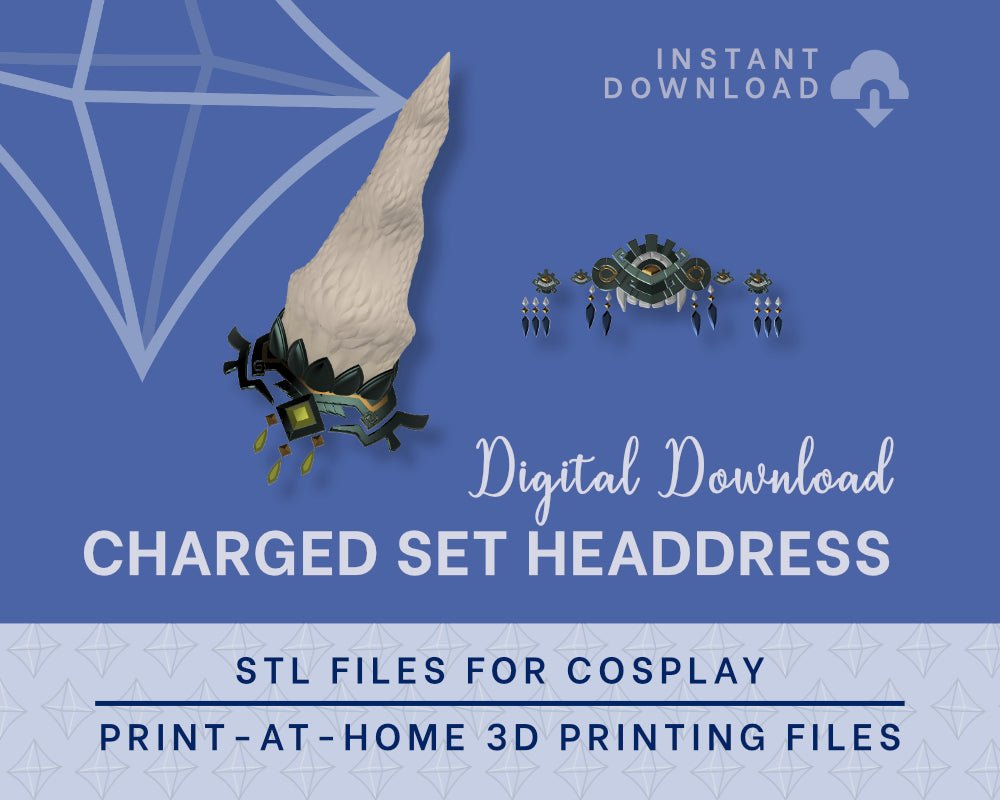 LINK Charged Set Headdress STL FILES [Legend of Zelda: Tears of the Ki ...