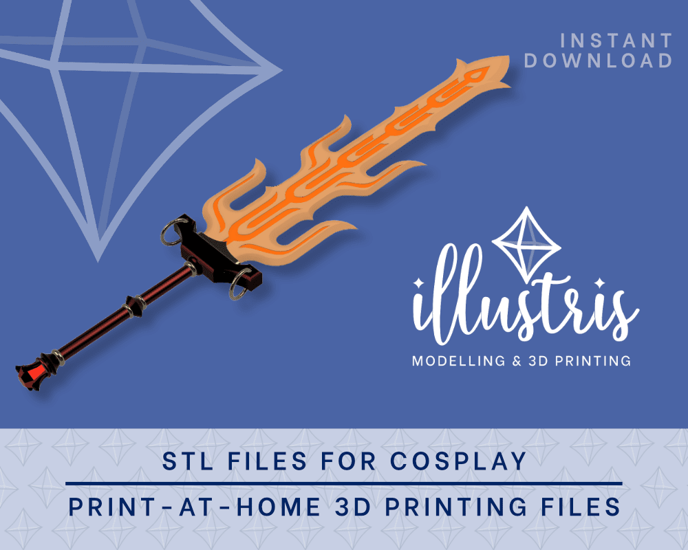 Great Flame Blade STL FILES [The Legend of Zelda: Breath of the Wild ...