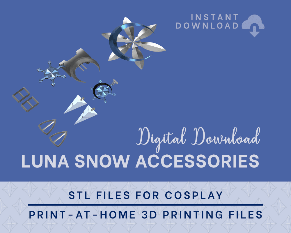 LUNA SNOW Accessory Kit STL FILES [Marvel Rivals] – Illustris Models