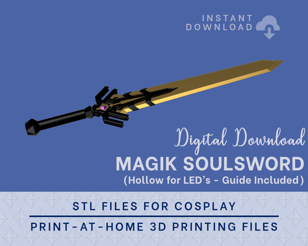 MAGIK Soulsword (Light-Up Capable) STL FILES [Marvel Rivals ...