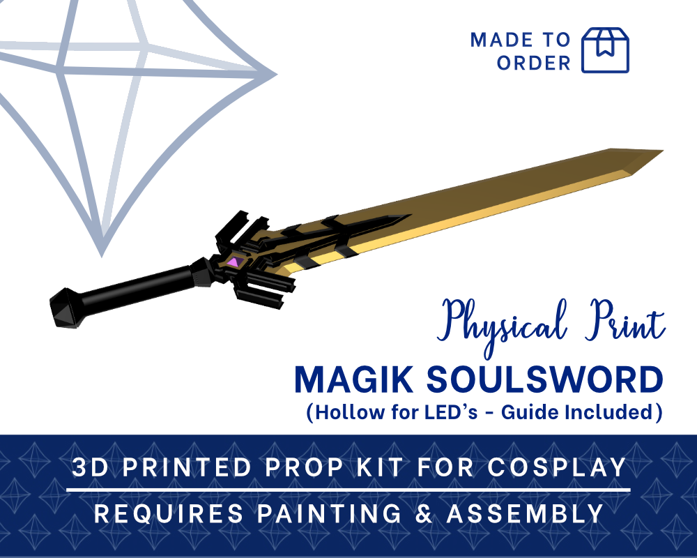 MAGIK Soulsword (Light-Up Capable) 3D PRINTED KIT [Marvel Rivals ...
