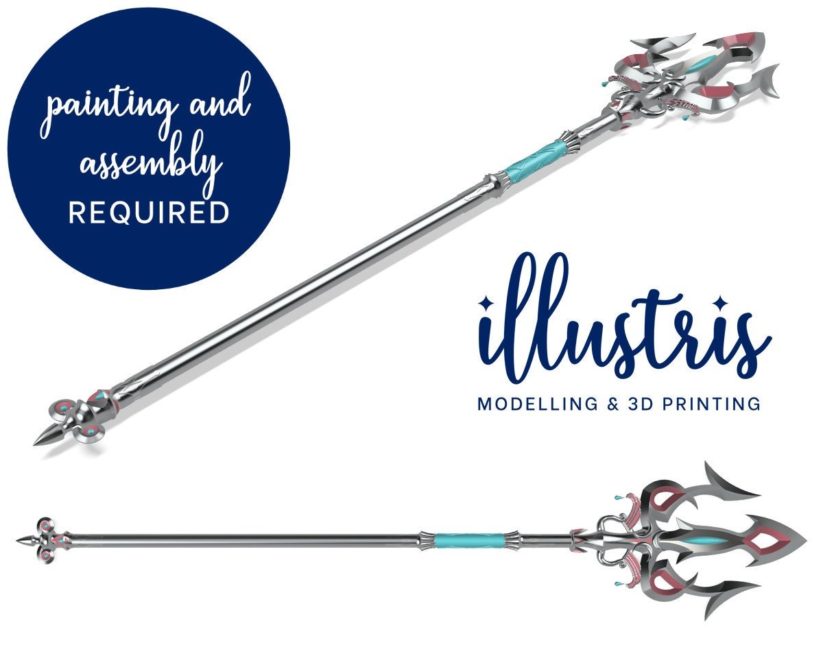 MIPHA Lightscale Trident 3D Printed Kit [Legend of – Illustris Models