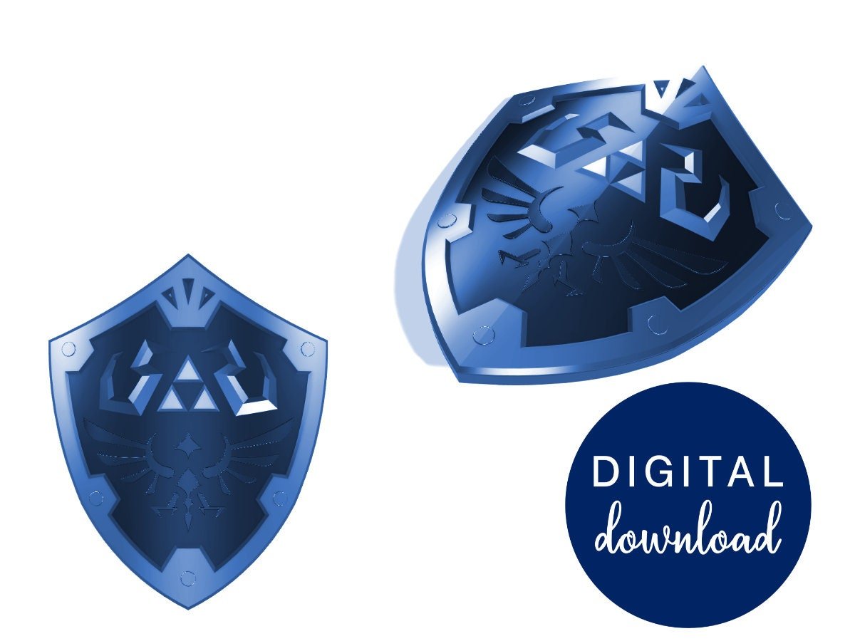 LINK Hylian Shield STL FILES [Legend of Zelda] - Illustris Models